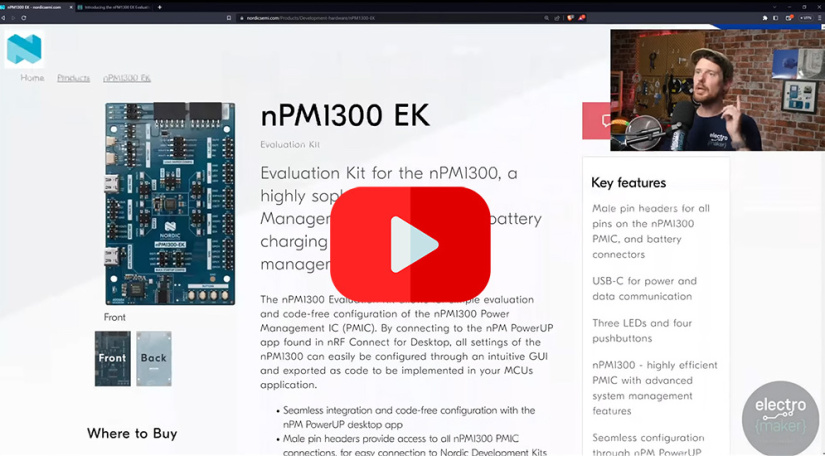 Introducing the nPM1300 EK Evaluation Kit